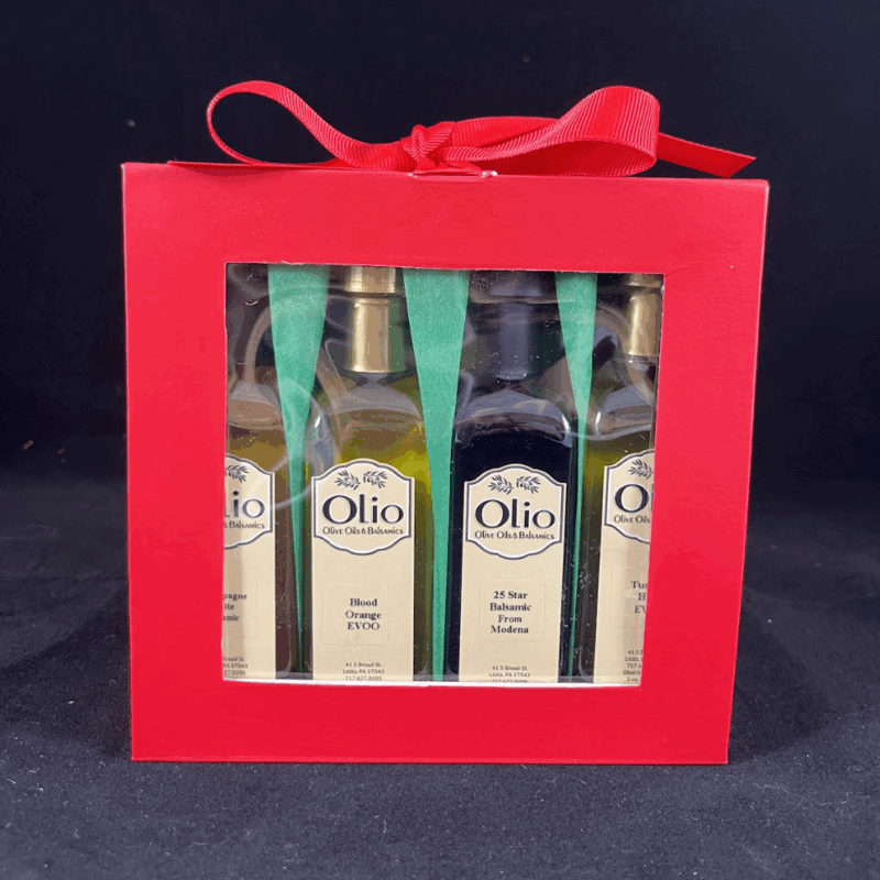 Gift Box: 4 pack - Olio Olive Oils & Balsamics